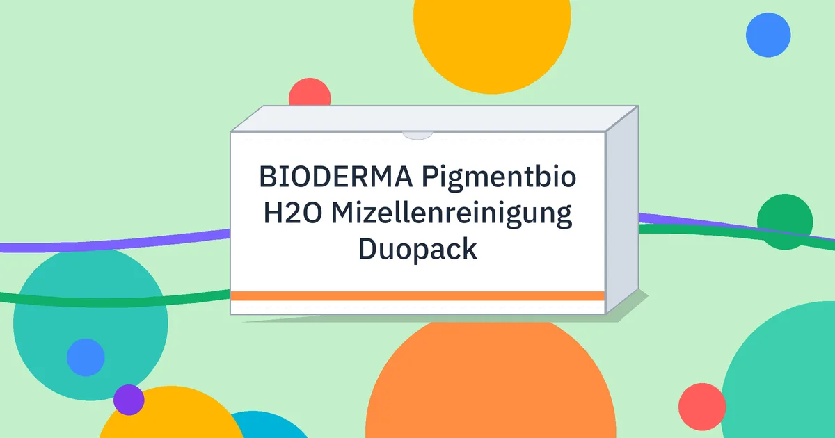 Symbolbild: Packung mit der Aufschrift BIODERMA Pigmentbio H2O Mizellenreinigung Duopack (PZN 19502661) – Verfügbarkeit und Bezug in Apotheken in Frankfurt am Main