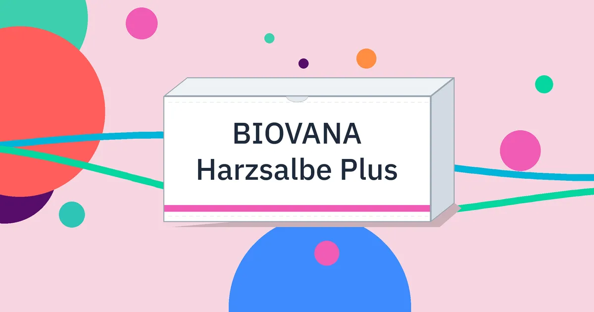 Symbolbild: Packung mit der Aufschrift BIOVANA Harzsalbe Plus (PZN 19469018) – Verfügbarkeit und Bezug in Apotheken in Frankfurt am Main