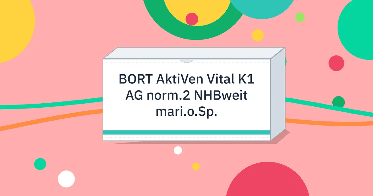 Symbolbild: Packung mit der Aufschrift BORT AktiVen Vital K1 AG norm.2 NHBweit mari.o.Sp. (PZN 13732236) – Verfügbarkeit und Bezug in Apotheken in Frankfurt am Main