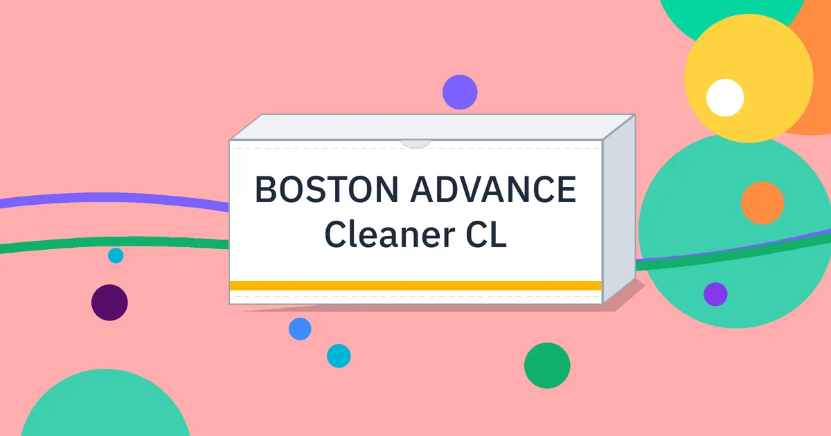 Symbolbild: Packung mit der Aufschrift BOSTON ADVANCE Cleaner CL (PZN 13249215) – Verfügbarkeit und Bezug in Apotheken in Frankfurt am Main