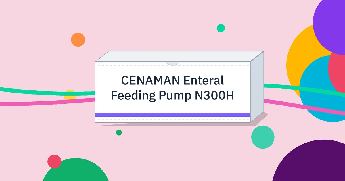 Symbolbild: Packung mit der Aufschrift CENAMAN Enteral Feeding Pump N300H (PZN 19903348) – Verfügbarkeit und Bezug in Apotheken in Frankfurt am Main