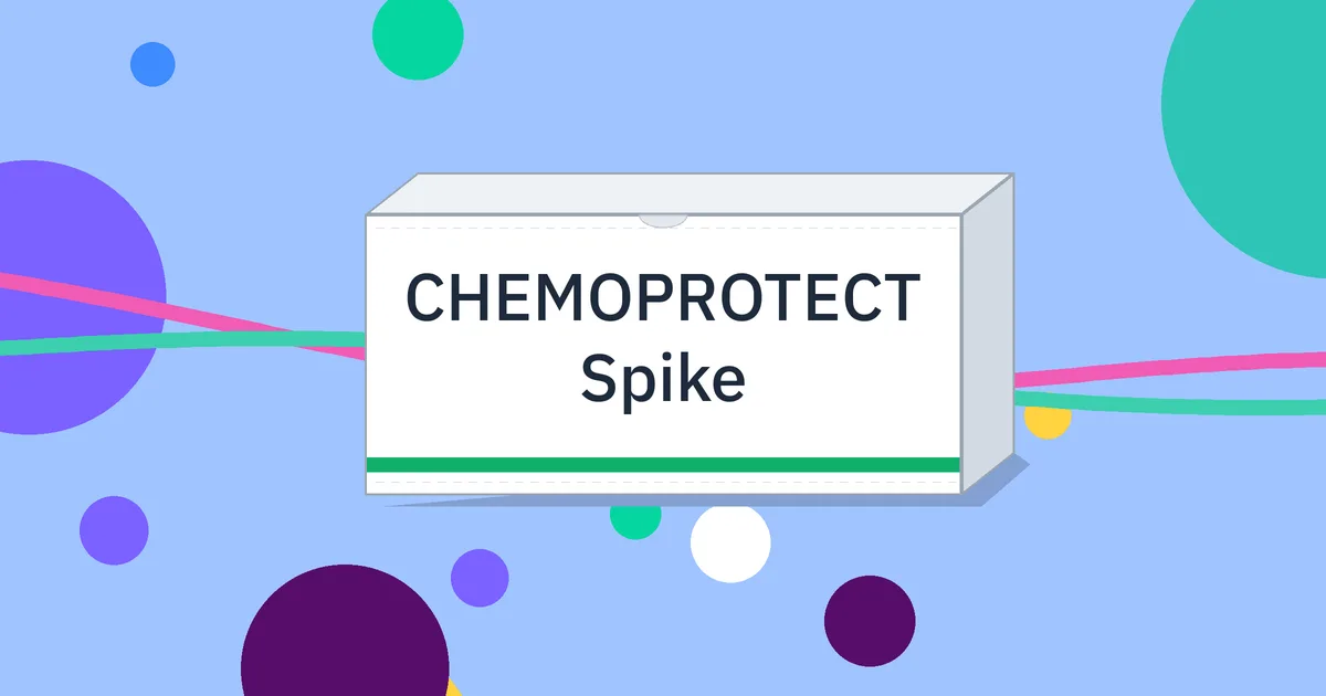 Symbolbild: Packung mit der Aufschrift CHEMOPROTECT Spike (PZN 03387040) – Verfügbarkeit und Bezug in Apotheken in Frankfurt am Main