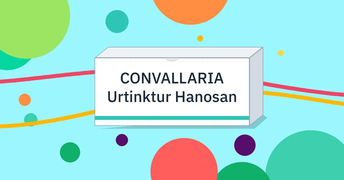Symbolbild: Packung mit der Aufschrift CONVALLARIA Urtinktur Hanosan (PZN 07431393) – Verfügbarkeit und Bezug in Apotheken in Frankfurt am Main