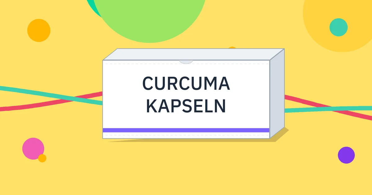 Symbolbild: Packung mit der Aufschrift CURCUMA KAPSELN (PZN 01155880) – Verfügbarkeit und Bezug in Apotheken in Frankfurt am Main
