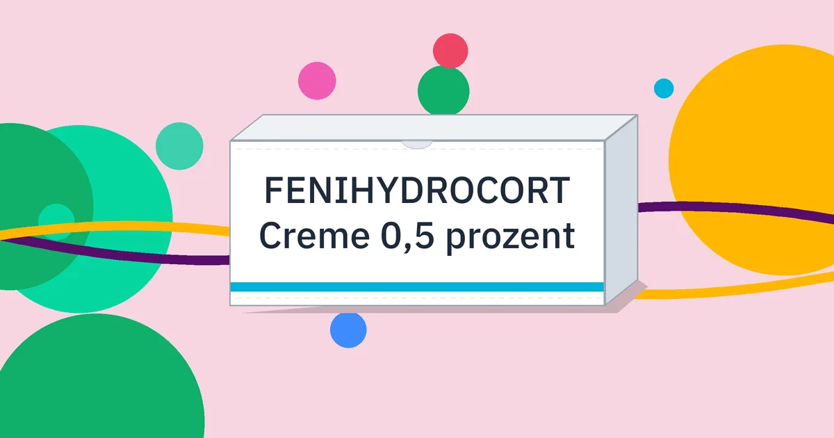 Symbolbild: Packung mit der Aufschrift FENIHYDROCORT Creme 0,5 prozent (PZN 10796974) – Verfügbarkeit und Bezug in Apotheken in Frankfurt am Main