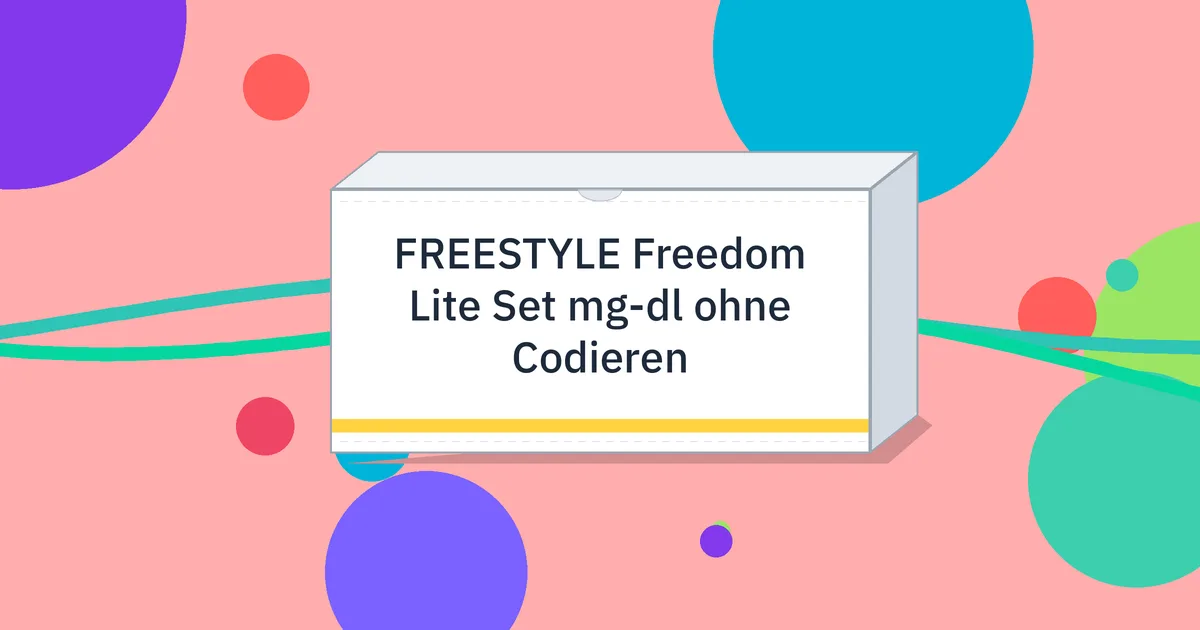 Symbolbild: Packung mit der Aufschrift FREESTYLE Freedom Lite Set mg-dl ohne Codieren (PZN 19399855) – Verfügbarkeit und Bezug in Apotheken in Frankfurt am Main