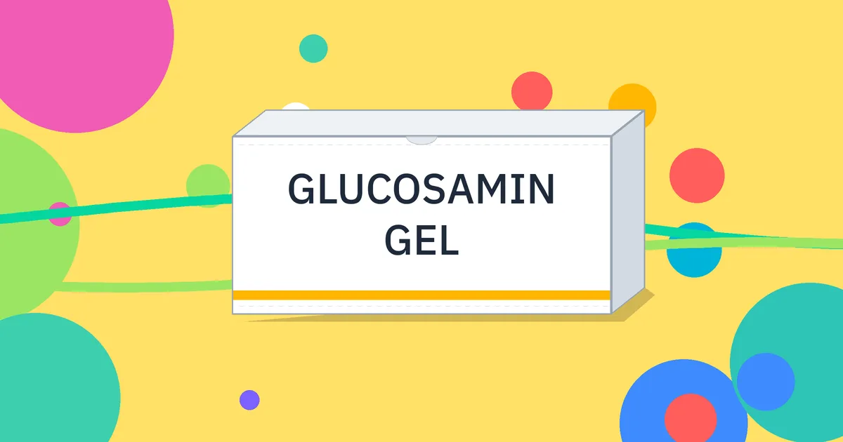 Symbolbild: Packung mit der Aufschrift GLUCOSAMIN GEL (PZN 11611847) – Verfügbarkeit und Bezug in Apotheken in Frankfurt am Main
