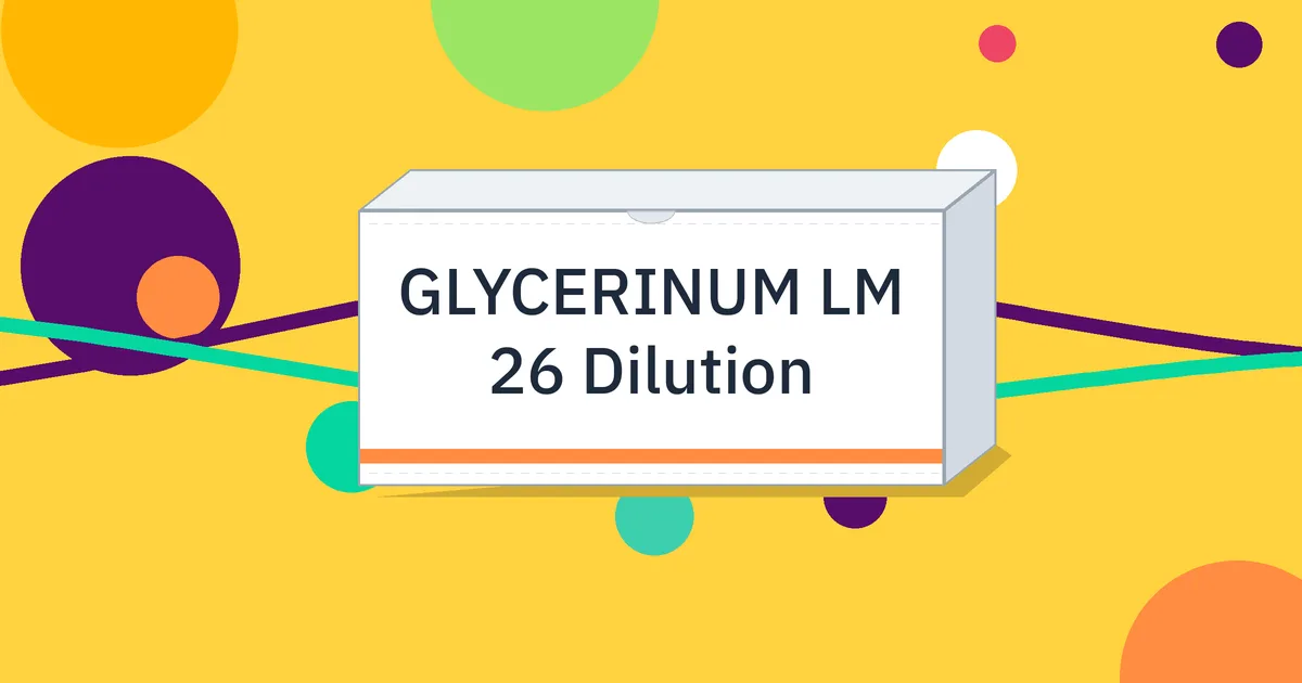 Symbolbild: Packung mit der Aufschrift GLYCERINUM LM 26 Dilution (PZN 12880526) – Verfügbarkeit und Bezug in Apotheken in Frankfurt am Main