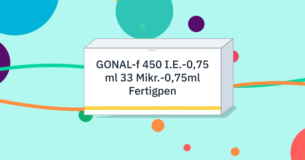 Symbolbild: Packung mit der Aufschrift GONAL-f 450 I.E.-0,75 ml 33 Mikr.-0,75ml Fertigpen (PZN 09763225) – Verfügbarkeit und Bezug in Apotheken in Frankfurt am Main