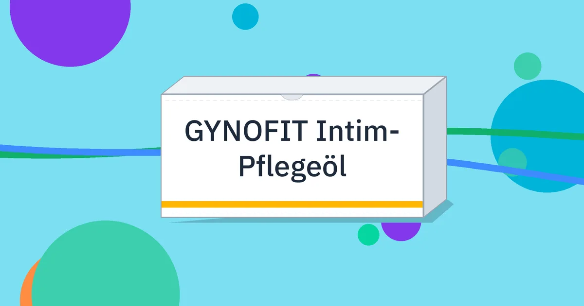 Symbolbild: Packung mit der Aufschrift GYNOFIT Intim-Pflegeöl (PZN 20399553) – Verfügbarkeit und Bezug in Apotheken in Frankfurt am Main