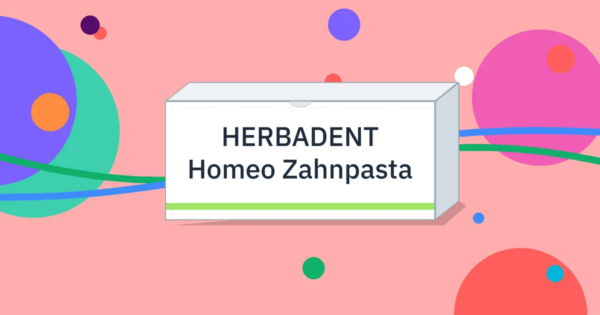 Symbolbild: Packung mit der Aufschrift HERBADENT Homeo Zahnpasta (PZN 20256687) – Verfügbarkeit und Bezug in Apotheken in Frankfurt am Main