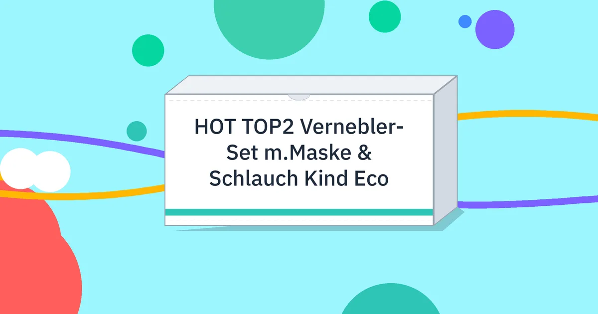 Symbolbild: Packung mit der Aufschrift HOT TOP2 Vernebler-Set m.Maske & Schlauch Kind Eco (PZN 17433163) – Verfügbarkeit und Bezug in Apotheken in Frankfurt am Main