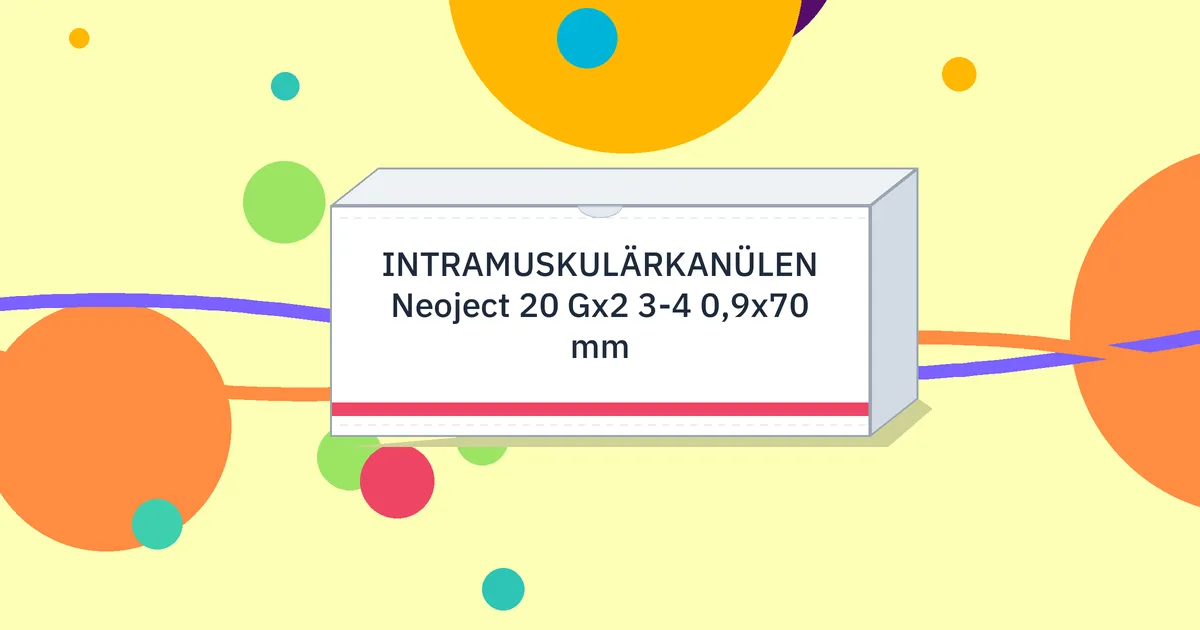 Symbolbild: Packung mit der Aufschrift INTRAMUSKULÄRKANÜLEN Neoject 20 Gx2 3-4 0,9x70 mm (PZN 10835013) – Verfügbarkeit und Bezug in Apotheken in Frankfurt am Main