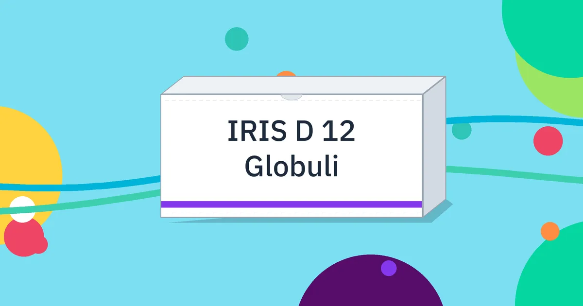 Symbolbild: Packung mit der Aufschrift IRIS D 12 Globuli (PZN 02925179) – Verfügbarkeit und Bezug in Apotheken in Frankfurt am Main