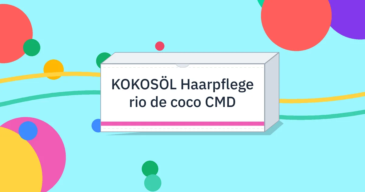 Symbolbild: Packung mit der Aufschrift KOKOSÖL Haarpflege rio de coco CMD (PZN 10037151) – Verfügbarkeit und Bezug in Apotheken in Frankfurt am Main