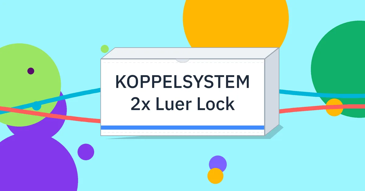 Symbolbild: Packung mit der Aufschrift KOPPELSYSTEM 2x Luer Lock (PZN 11216683) – Verfügbarkeit und Bezug in Apotheken in Frankfurt am Main
