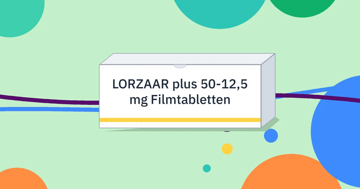 Symbolbild: Packung mit der Aufschrift LORZAAR plus 50-12,5 mg Filmtabletten (PZN 14293738) – Verfügbarkeit und Bezug in Apotheken in Frankfurt am Main