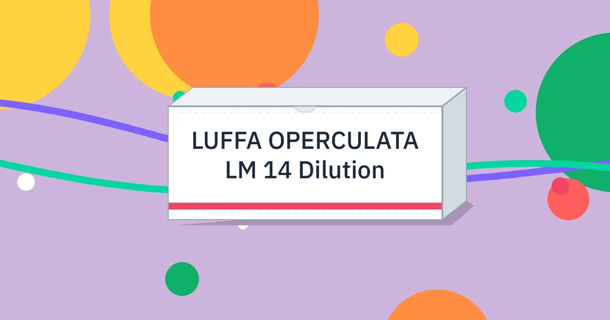 Symbolbild: Packung mit der Aufschrift LUFFA OPERCULATA LM 14 Dilution (PZN 12933369) – Verfügbarkeit und Bezug in Apotheken in Frankfurt am Main