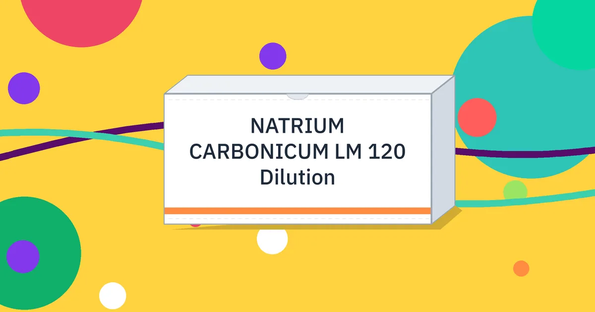 Symbolbild: Packung mit der Aufschrift NATRIUM CARBONICUM LM 120 Dilution (PZN 12961940) – Verfügbarkeit und Bezug in Apotheken in Frankfurt am Main