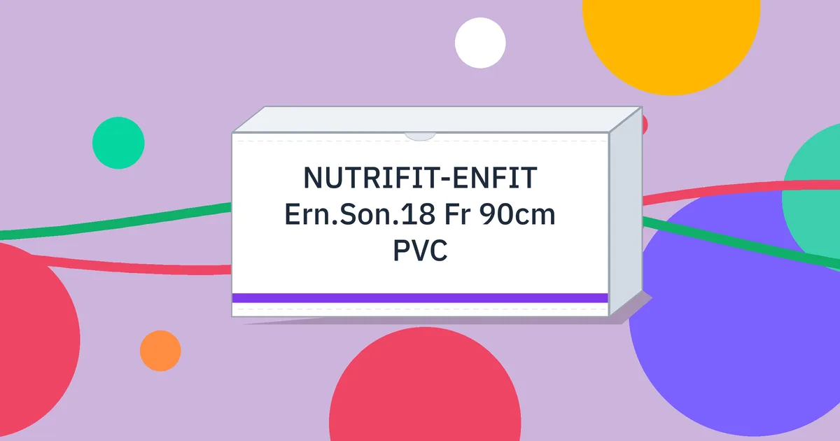 Symbolbild: Packung mit der Aufschrift NUTRIFIT-ENFIT Ern.Son.18 Fr 90cm PVC (PZN 14173520) – Verfügbarkeit und Bezug in Apotheken in Frankfurt am Main