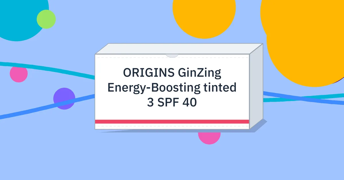 Symbolbild: Packung mit der Aufschrift ORIGINS GinZing Energy-Boosting tinted 3 SPF 40 (PZN 20770941) – Verfügbarkeit und Bezug in Apotheken in Frankfurt am Main