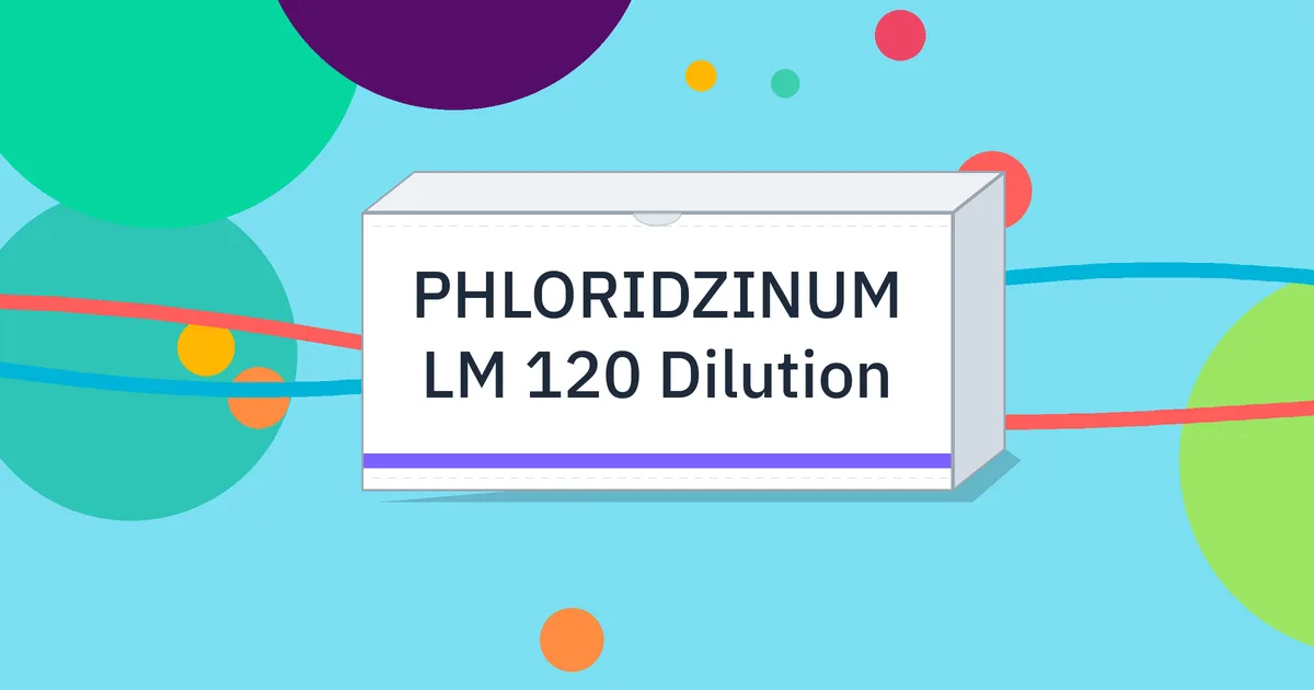 Symbolbild: Packung mit der Aufschrift PHLORIDZINUM LM 120 Dilution (PZN 13639560) – Verfügbarkeit und Bezug in Apotheken in Frankfurt am Main