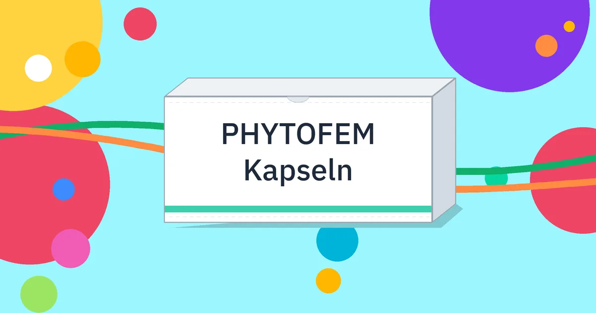 Symbolbild: Packung mit der Aufschrift PHYTOFEM Kapseln (PZN 18913698) – Verfügbarkeit und Bezug in Apotheken in Frankfurt am Main