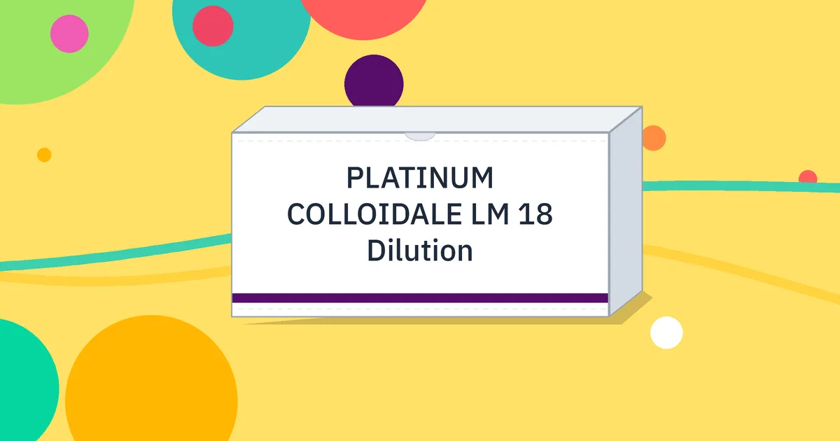 Symbolbild: Packung mit der Aufschrift PLATINUM COLLOIDALE LM 18 Dilution (PZN 13037921) – Verfügbarkeit und Bezug in Apotheken in Frankfurt am Main