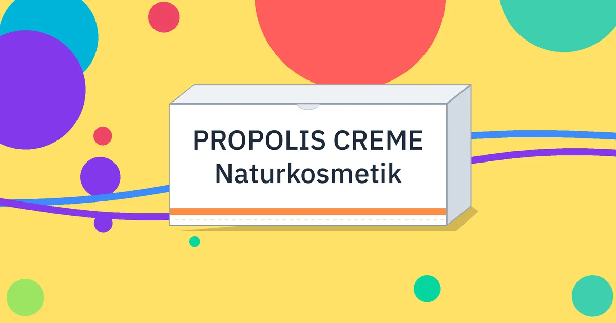 Symbolbild: Packung mit der Aufschrift PROPOLIS CREME Naturkosmetik (PZN 13909858) – Verfügbarkeit und Bezug in Apotheken in Frankfurt am Main