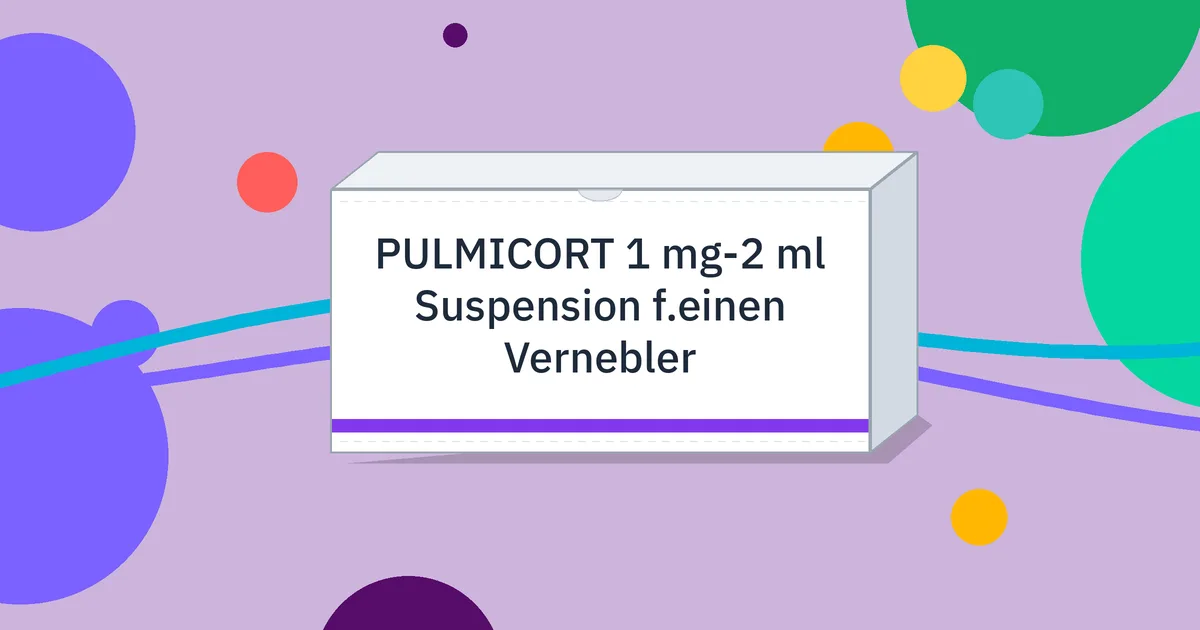 Symbolbild: Packung mit der Aufschrift PULMICORT 1 mg-2 ml Suspension f.einen Vernebler (PZN 01837243) – Verfügbarkeit und Bezug in Apotheken in Frankfurt am Main