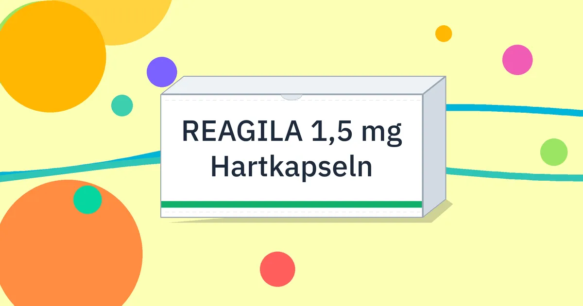 Symbolbild: Packung mit der Aufschrift REAGILA 1,5 mg Hartkapseln (PZN 14276510) – Verfügbarkeit und Bezug in Apotheken in Frankfurt am Main