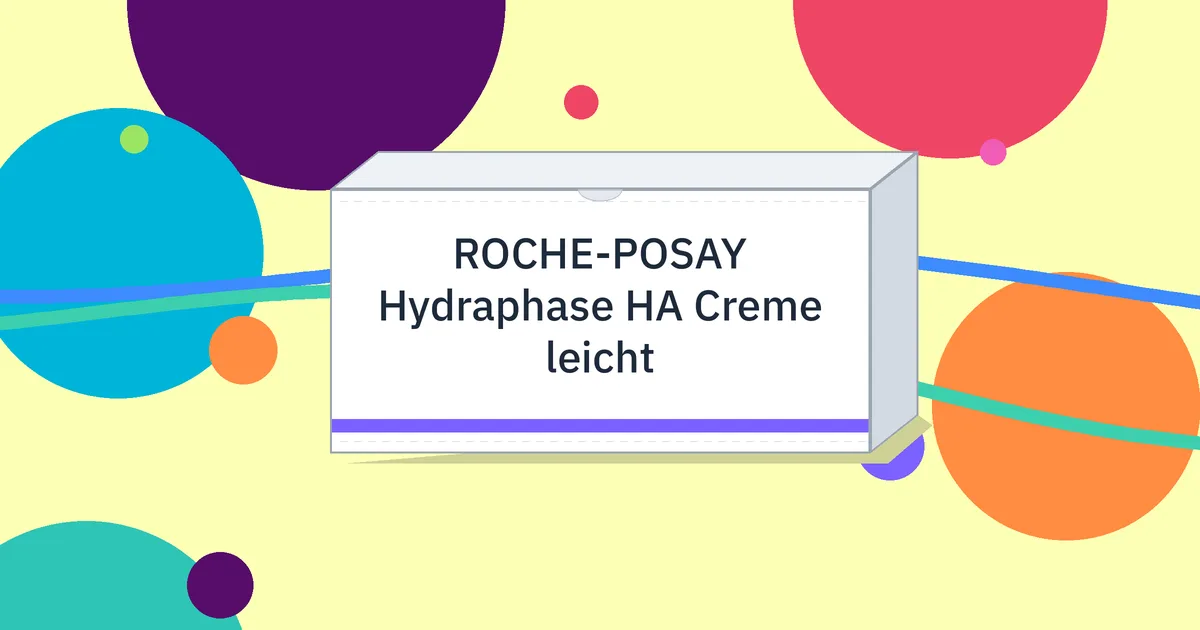 Symbolbild: Packung mit der Aufschrift ROCHE-POSAY Hydraphase HA Creme leicht (PZN 16855123) – Verfügbarkeit und Bezug in Apotheken in Frankfurt am Main