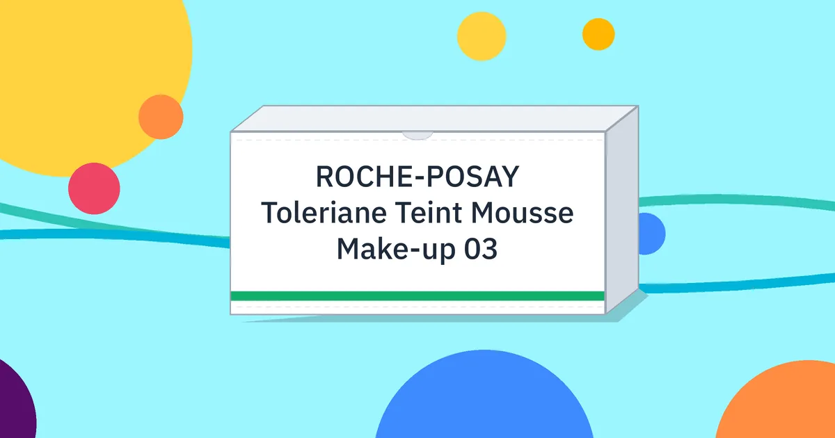 Symbolbild: Packung mit der Aufschrift ROCHE-POSAY Toleriane Teint Mousse Make-up 03 (PZN 01829054) – Verfügbarkeit und Bezug in Apotheken in Frankfurt am Main