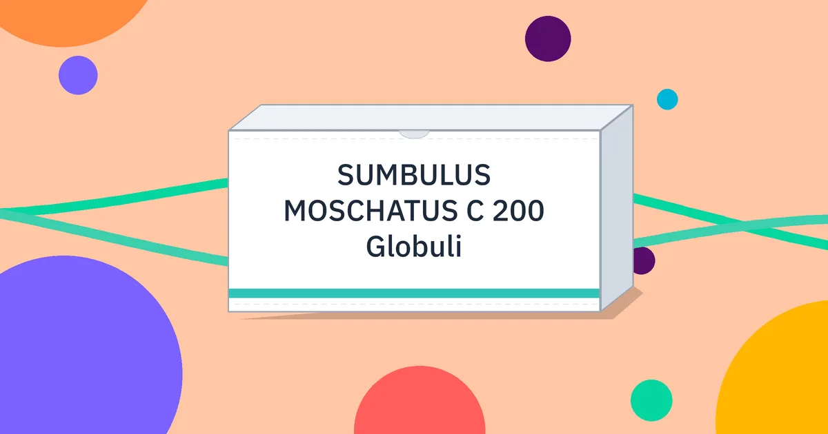 Symbolbild: Packung mit der Aufschrift SUMBULUS MOSCHATUS C 200 Globuli (PZN 16694022) – Verfügbarkeit und Bezug in Apotheken in Frankfurt am Main