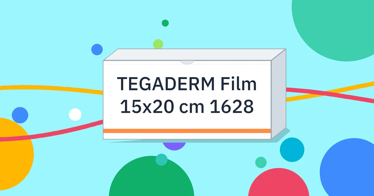 Symbolbild: Packung mit der Aufschrift TEGADERM Film 15x20 cm 1628 (PZN 19963540) – Verfügbarkeit und Bezug in Apotheken in Frankfurt am Main
