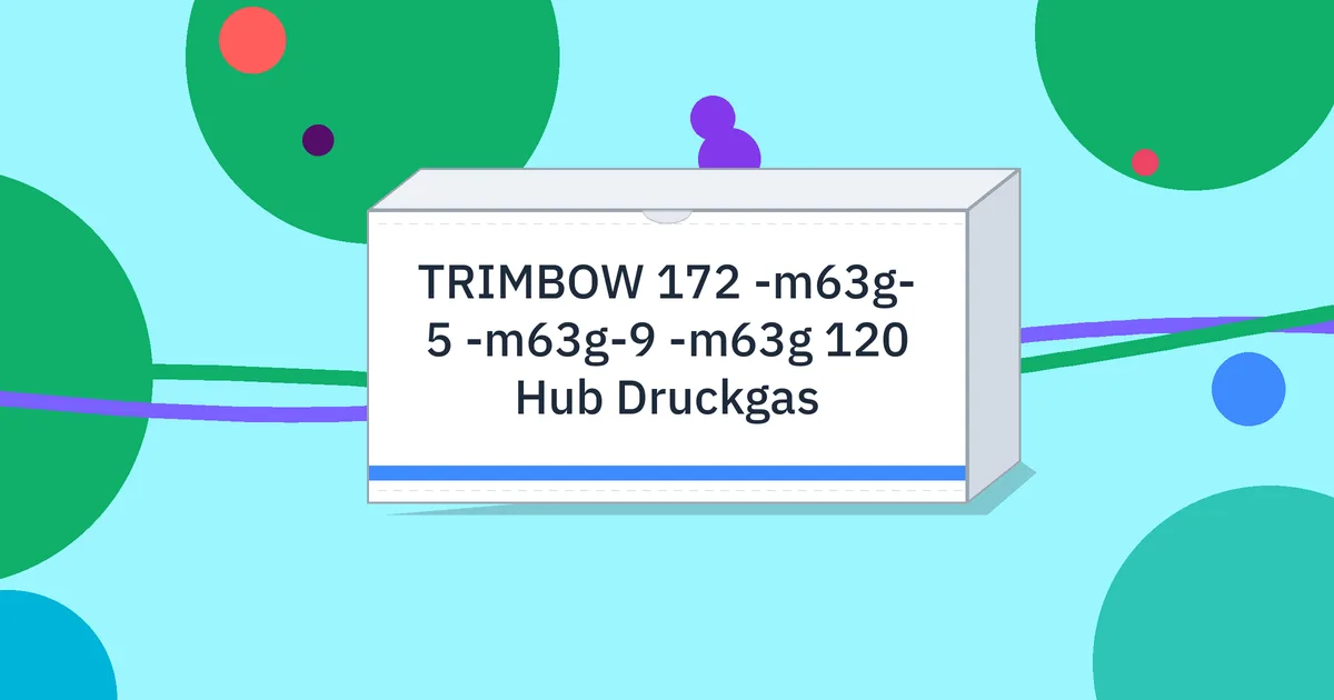 Symbolbild: Packung mit der Aufschrift TRIMBOW 172 -m63g-5 -m63g-9 -m63g 120 Hub Druckgas (PZN 19163928) – Verfügbarkeit und Bezug in Apotheken in Frankfurt am Main