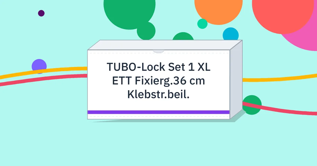 Symbolbild: Packung mit der Aufschrift TUBO-Lock Set 1 XL ETT Fixierg.36 cm Klebstr.beil. (PZN 18796169) – Verfügbarkeit und Bezug in Apotheken in Frankfurt am Main
