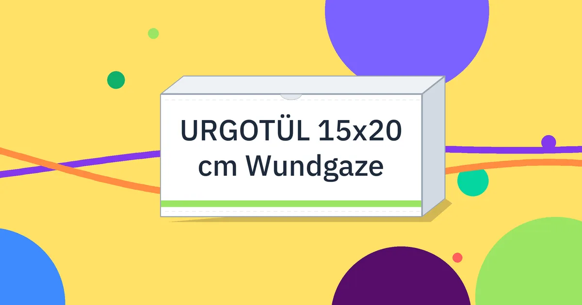 Symbolbild: Packung mit der Aufschrift URGOTÜL 15x20 cm Wundgaze (PZN 19054843) – Verfügbarkeit und Bezug in Apotheken in Frankfurt am Main