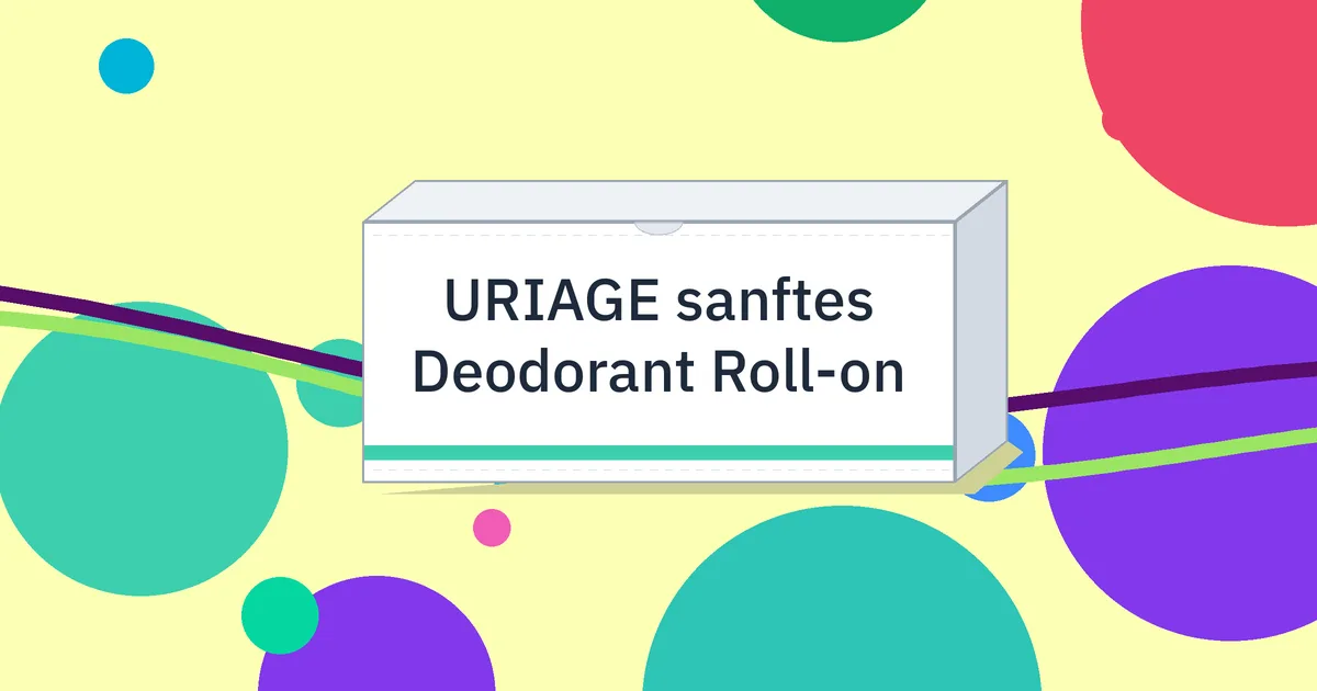 Symbolbild: Packung mit der Aufschrift URIAGE sanftes Deodorant Roll-on (PZN 17181767) – Verfügbarkeit und Bezug in Apotheken in Frankfurt am Main