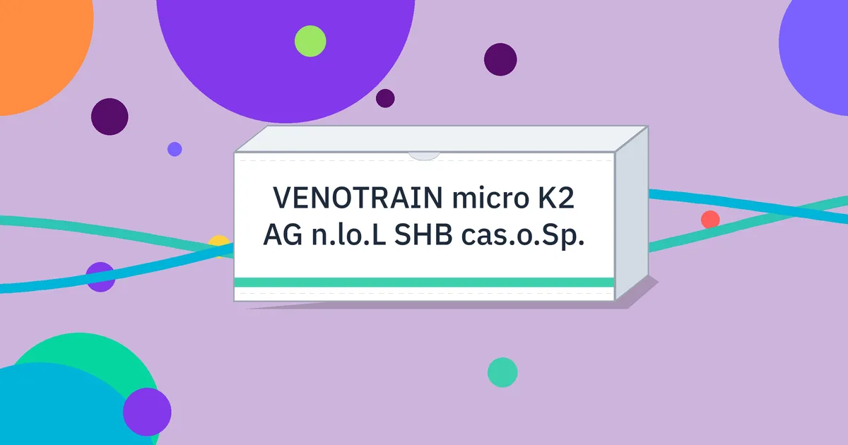 Symbolbild: Packung mit der Aufschrift VENOTRAIN micro K2 AG n.lo.L SHB cas.o.Sp. (PZN 20760262) – Verfügbarkeit und Bezug in Apotheken in Frankfurt am Main