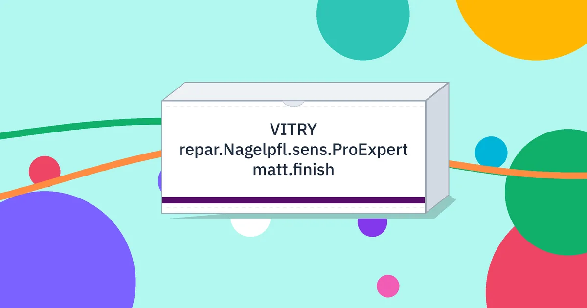 Symbolbild: Packung mit der Aufschrift VITRY repar.Nagelpfl.sens.ProExpert matt.finish (PZN 16141518) – Verfügbarkeit und Bezug in Apotheken in Frankfurt am Main