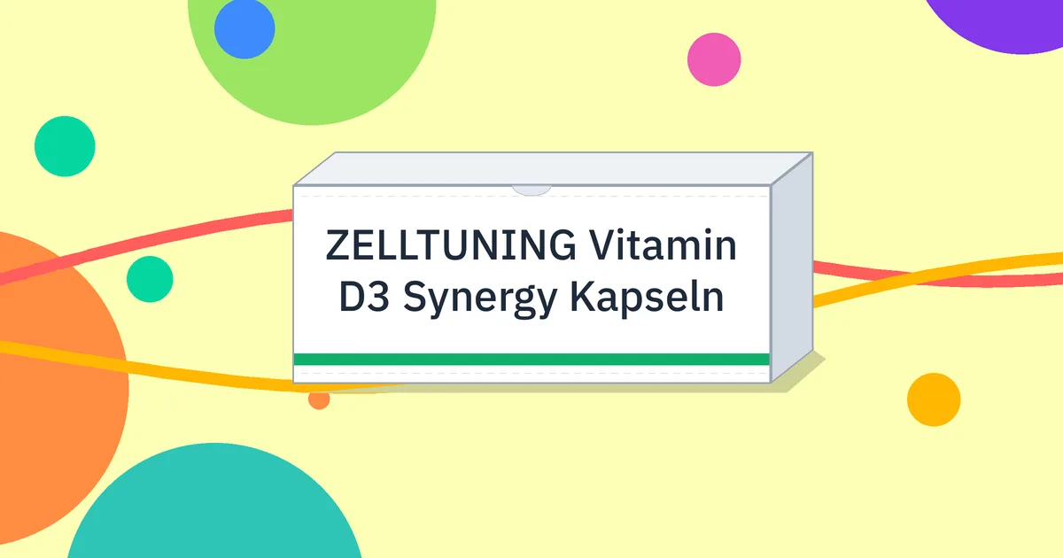 Symbolbild: Packung mit der Aufschrift ZELLTUNING Vitamin D3 Synergy Kapseln (PZN 12673276) – Verfügbarkeit und Bezug in Apotheken in Frankfurt am Main