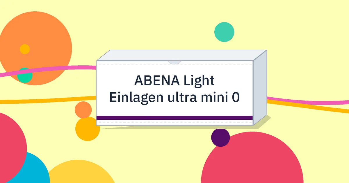 Symbolbild: Packung mit der Aufschrift ABENA Light Einlagen ultra mini 0 (PZN 13702092) – Verfügbarkeit und Bezug in Apotheken in Frankfurt am Main