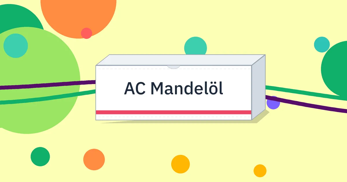 Symbolbild: Packung mit der Aufschrift AC Mandelöl (PZN 15785372) – Verfügbarkeit und Bezug in Apotheken in Frankfurt am Main