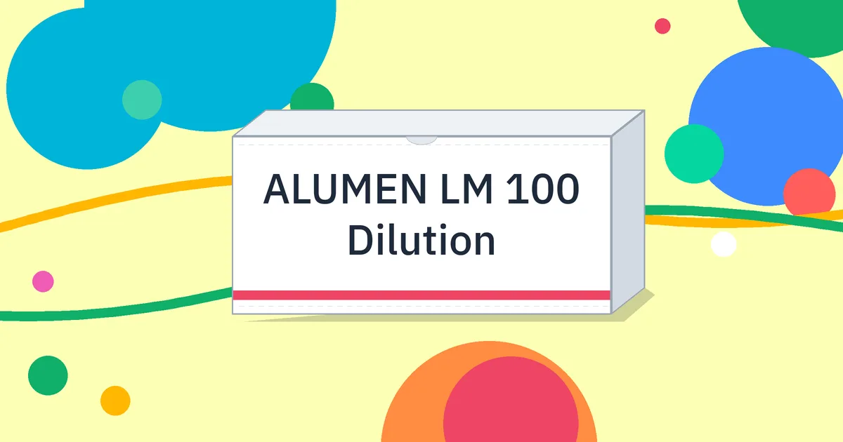 Symbolbild: Packung mit der Aufschrift ALUMEN LM 100 Dilution (PZN 12758297) – Verfügbarkeit und Bezug in Apotheken in Frankfurt am Main