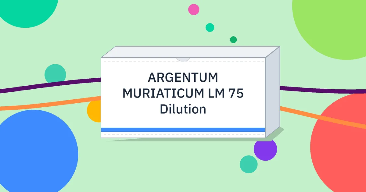 Symbolbild: Packung mit der Aufschrift ARGENTUM MURIATICUM LM 75 Dilution (PZN 12768491) – Verfügbarkeit und Bezug in Apotheken in Frankfurt am Main
