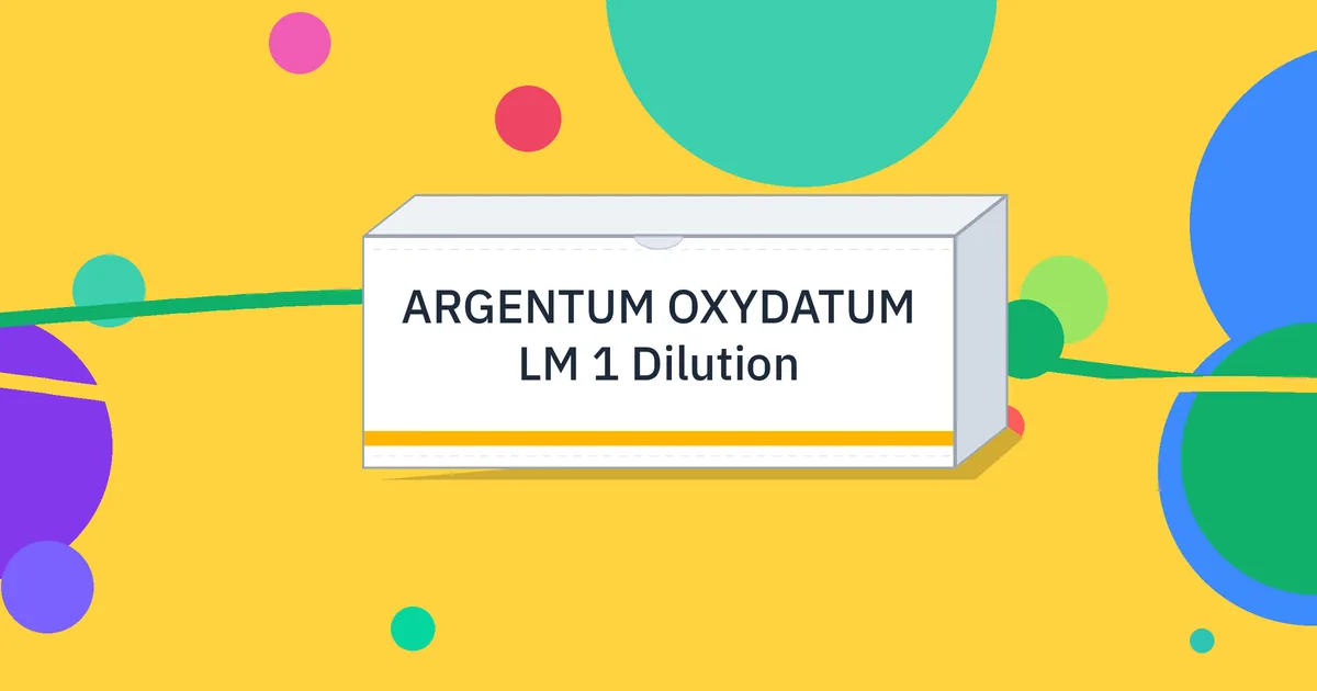 Symbolbild: Packung mit der Aufschrift ARGENTUM OXYDATUM LM 1 Dilution (PZN 12768953) – Verfügbarkeit und Bezug in Apotheken in Frankfurt am Main