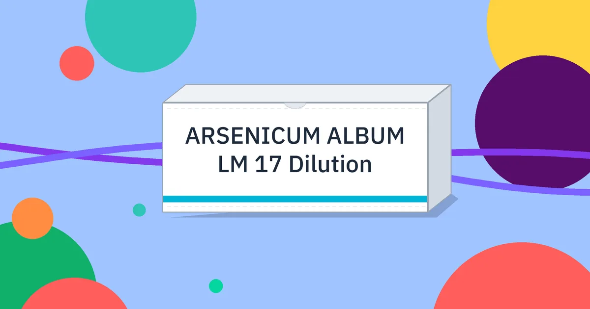 Symbolbild: Packung mit der Aufschrift ARSENICUM ALBUM LM 17 Dilution (PZN 12770944) – Verfügbarkeit und Bezug in Apotheken in Frankfurt am Main