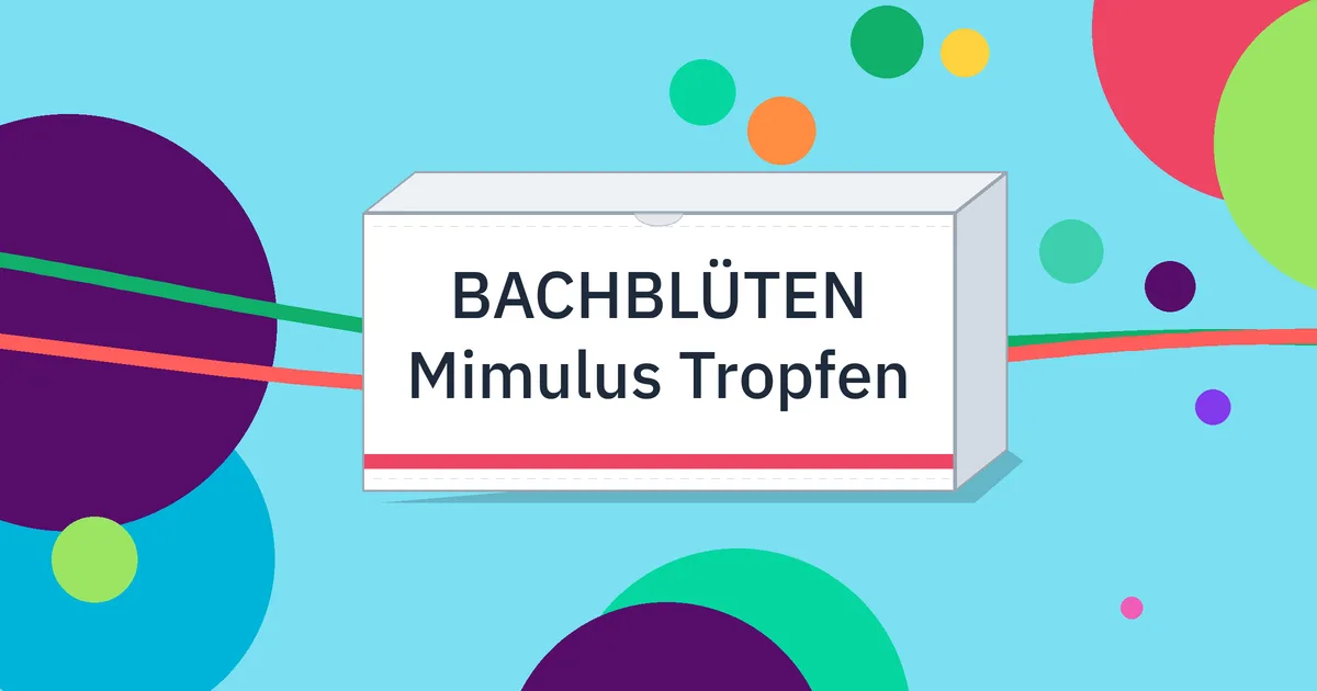 Symbolbild: Packung mit der Aufschrift BACHBLÜTEN Mimulus Tropfen (PZN 08736002) – Verfügbarkeit und Bezug in Apotheken in Frankfurt am Main