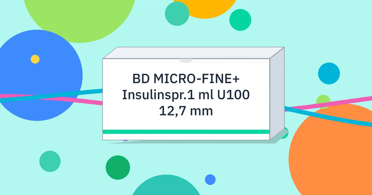 Symbolbild: Packung mit der Aufschrift BD MICRO-FINE+ Insulinspr.1 ml U100 12,7 mm (PZN 19235616) – Verfügbarkeit und Bezug in Apotheken in Frankfurt am Main